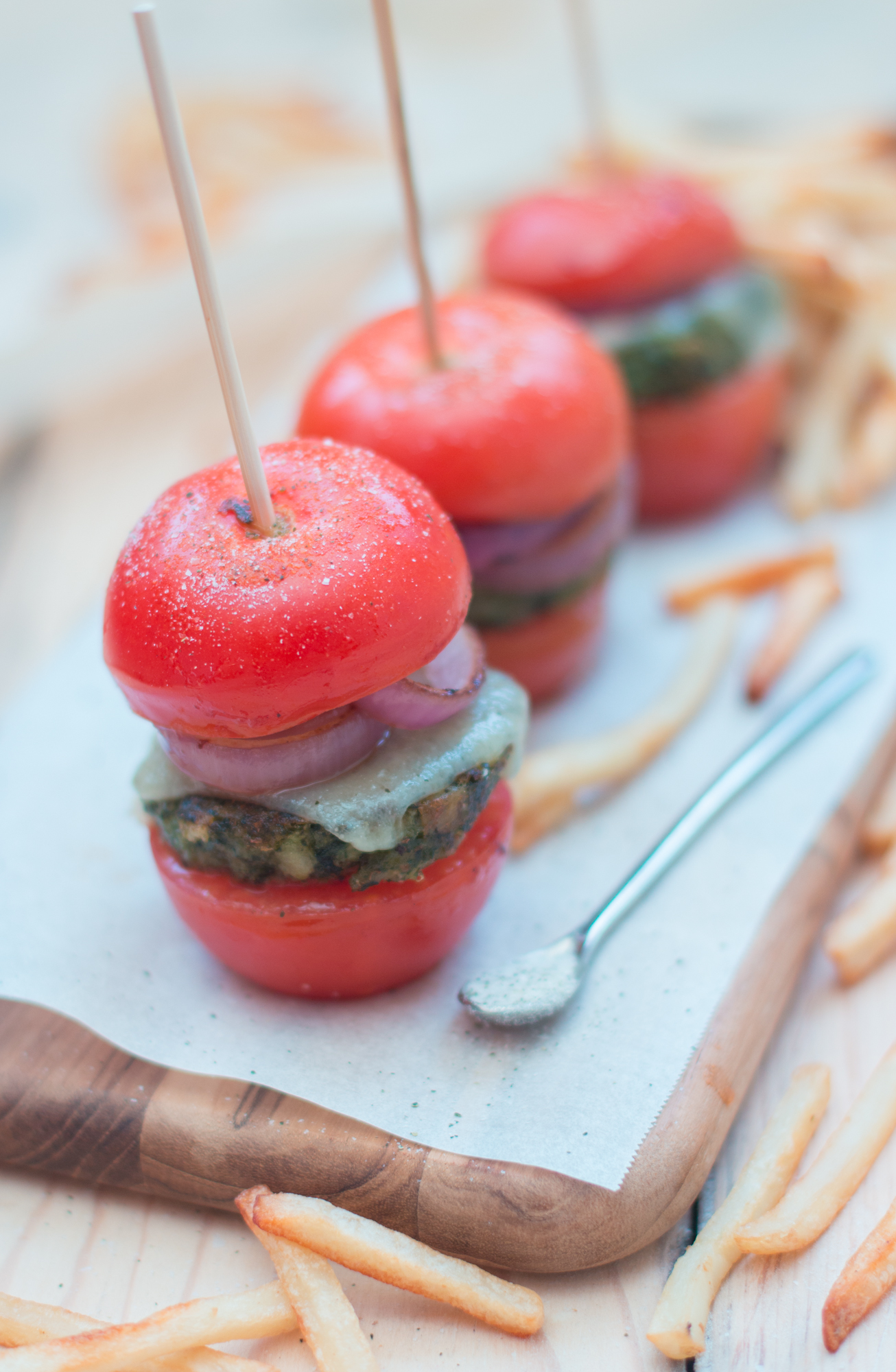 Mini Salt & Tomato Burgers