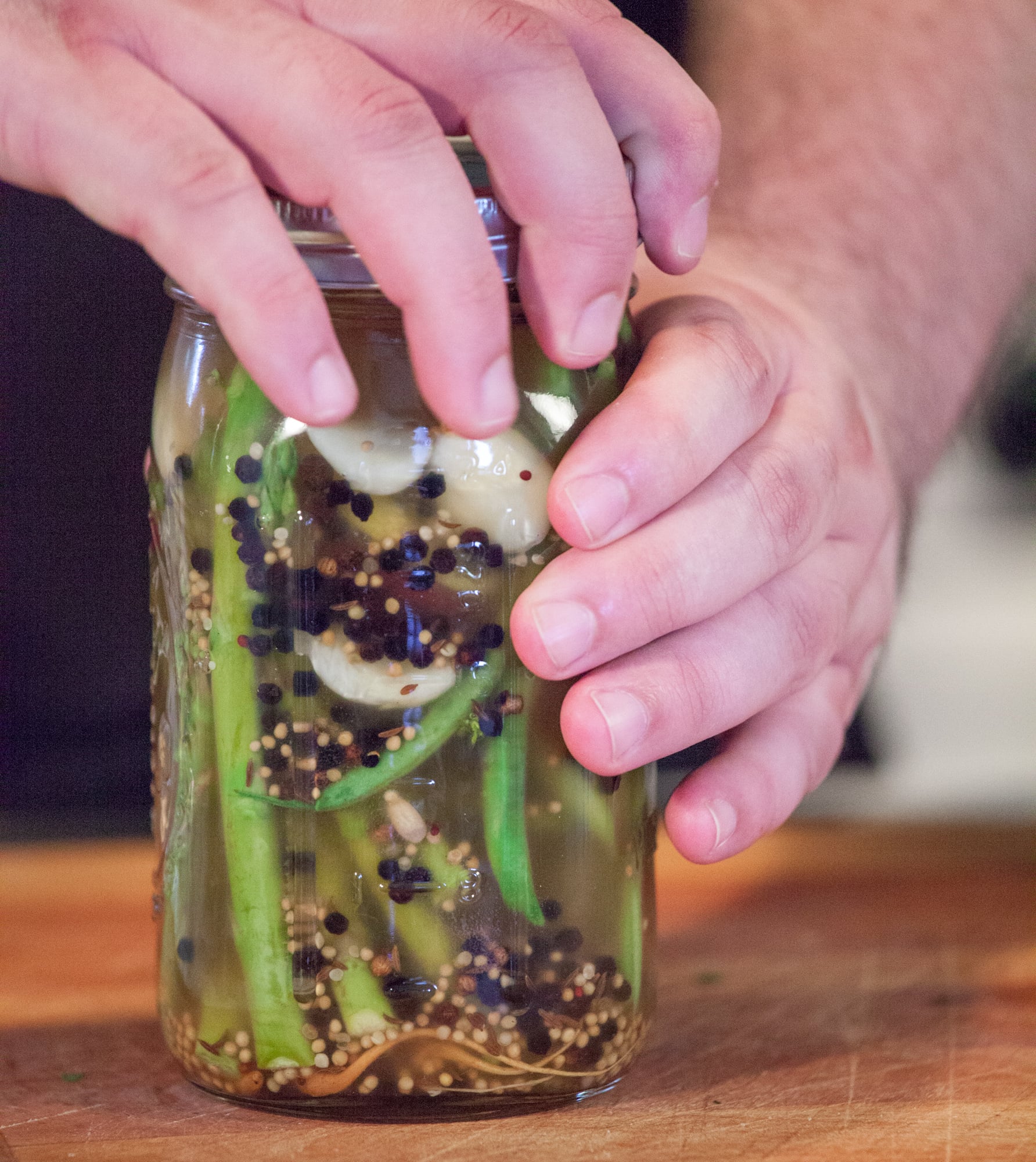 Easy Cocktail Pickles