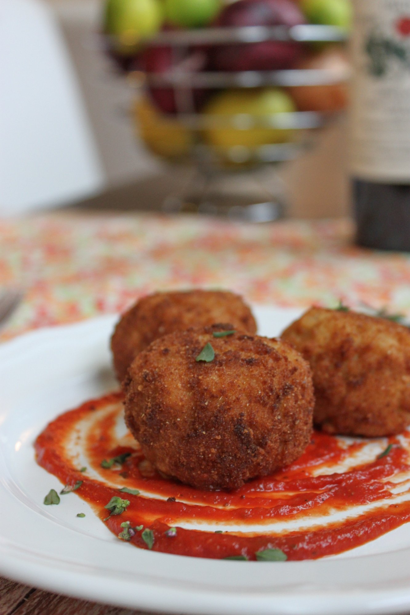Fried Beer and Gouda Risotto Balls (Arancini)