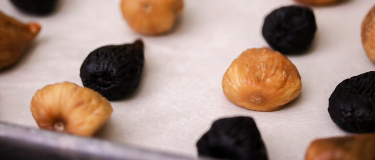 Matcha & Chocolate Dipped Dried Figs