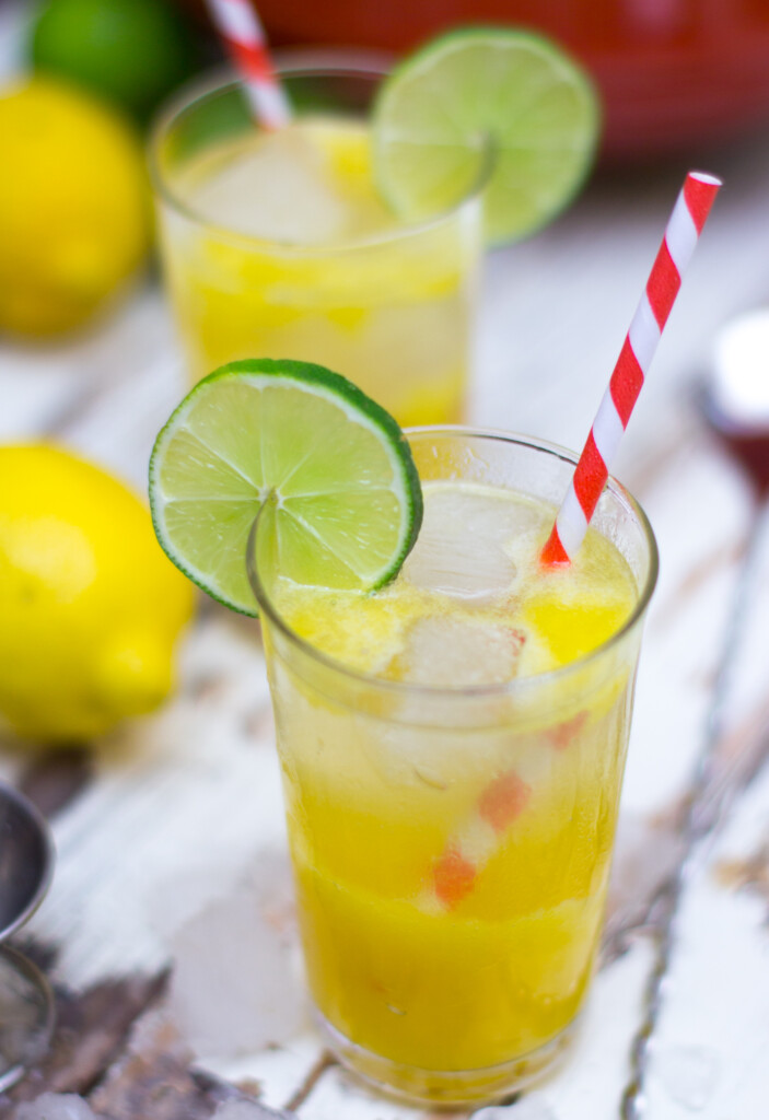 Boozy Mango Lemonade