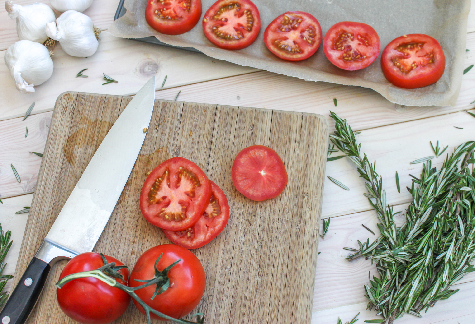 Roasted Tomatoes with Garlic and Rosemary
