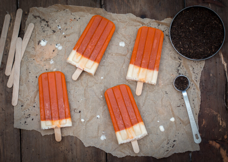 Thai Iced Tea Popsicles