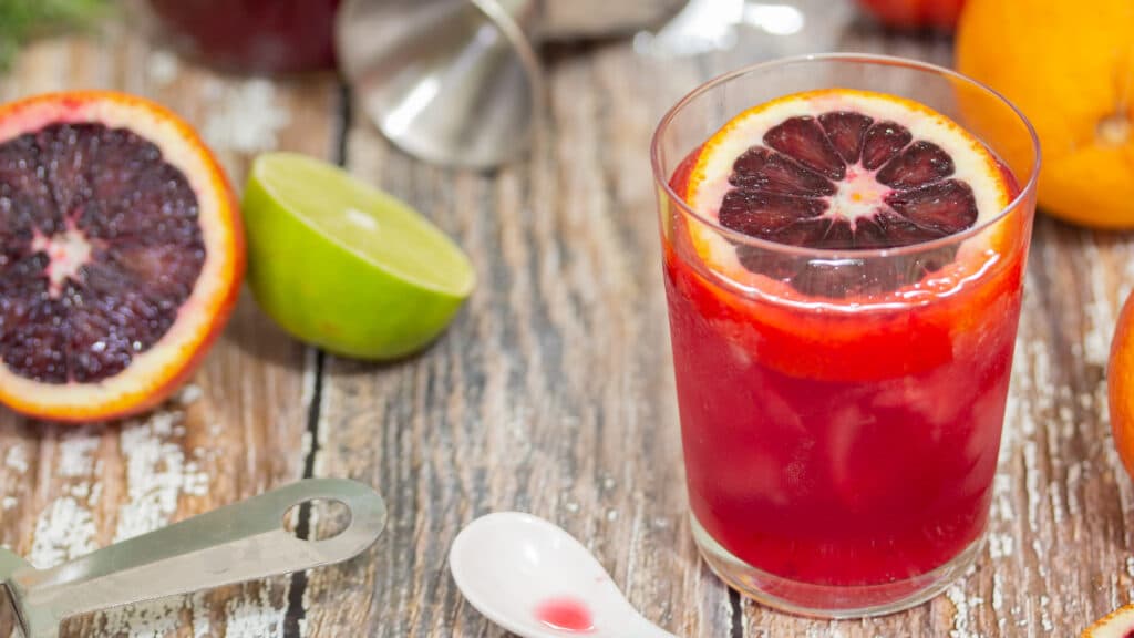 Roasted Orange & Rye Whiskey Cocktail