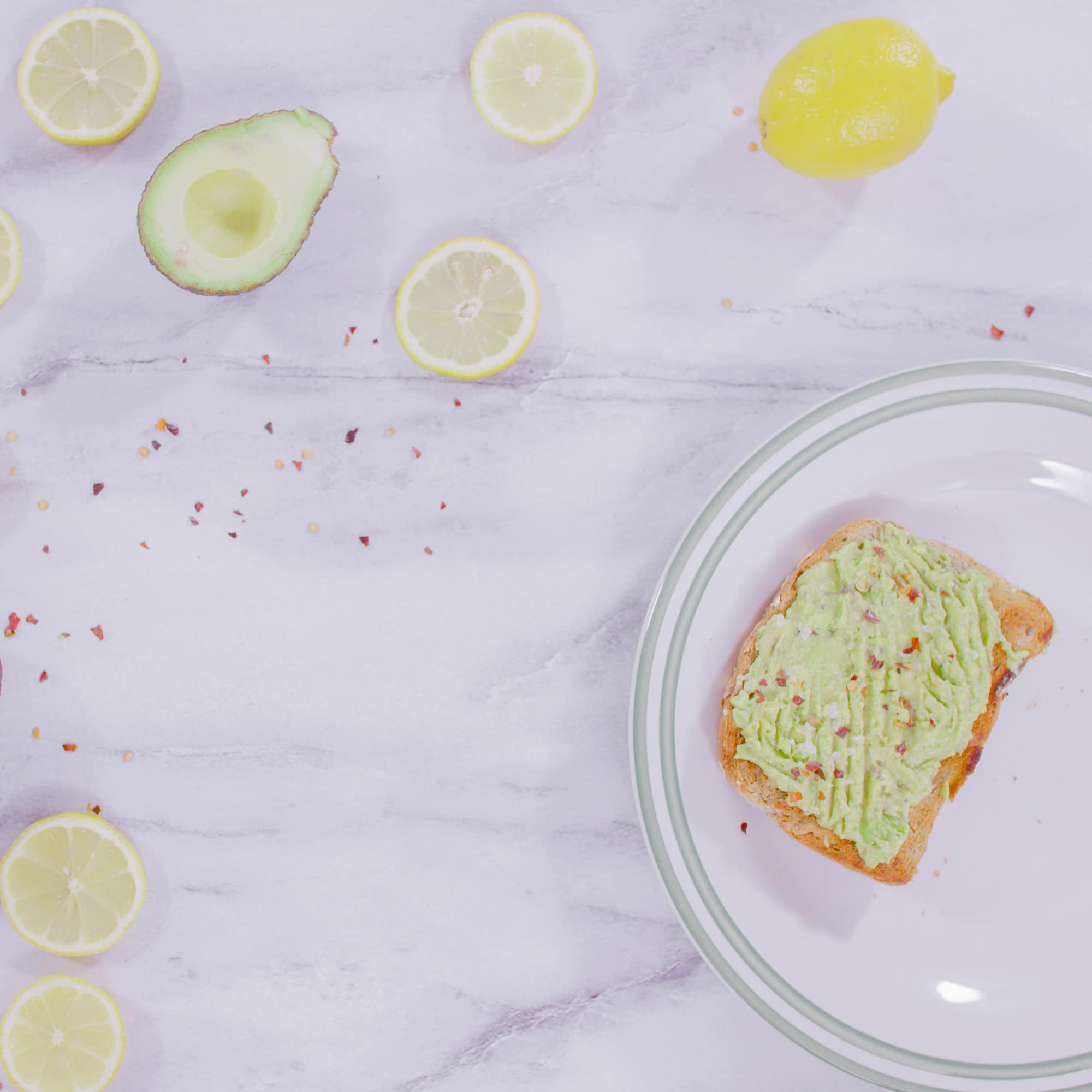 Meyer Lemon Avocado Toast (CBD Recipe)