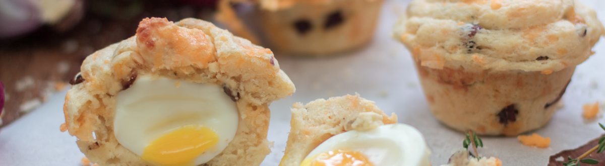Egg Baked Inside a Muffin